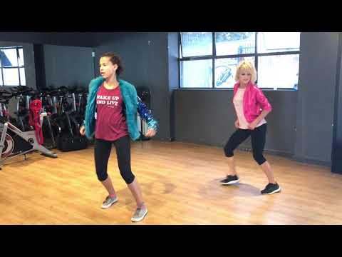 Studio rehearsals with actress Ashley Aufderheide for the movie \