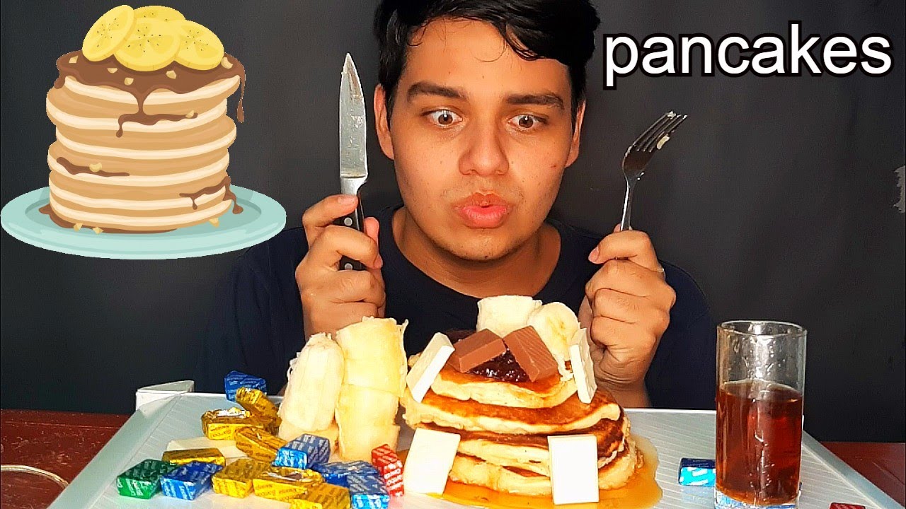 MUKBANG PANCAKES Y DULCES ASMR - Justin Steven ASMR - YouTube