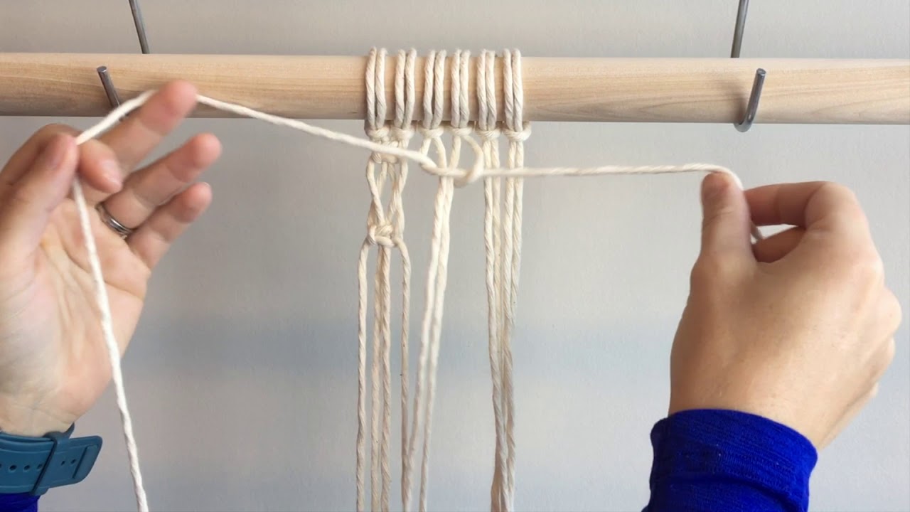 Macrame For Beginners - 28 Days of Knots! Day 5: How To Make A Switch ...
