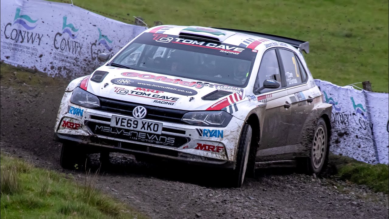 ONBOARD Cambrian Rally 2023 Tom Cave/Dale Furniss - Rally winners - YouTube