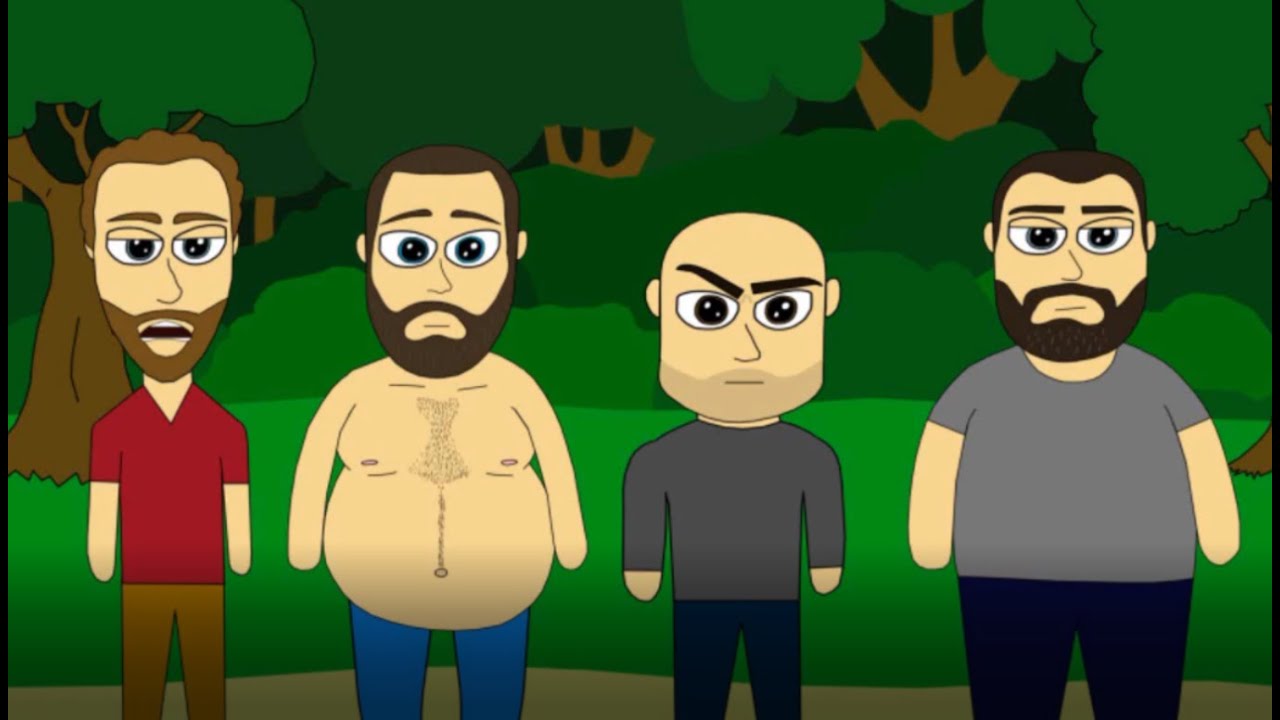 JRE Sober October 2 Cartoon (Survival Scenario) - YouTube