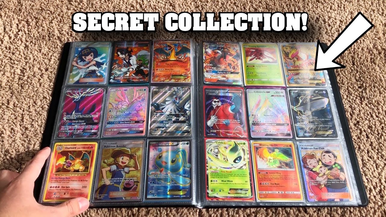 FINALLY REVEALING THE *SECRET* RARE POKEMON CARD COLLECTION! (Must ...