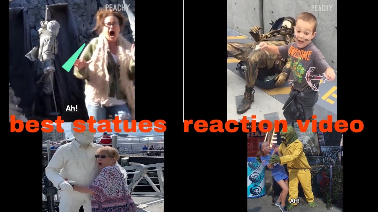 Best Statues Reaction Video /kids Reacting see the statues - YouTube