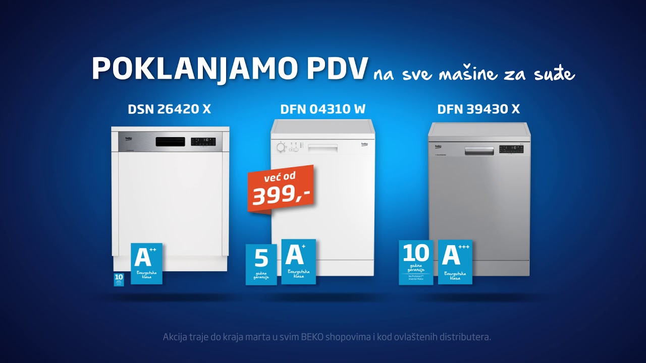 BEKO 2019 Dishwashers Sales 12 sec - YouTube
