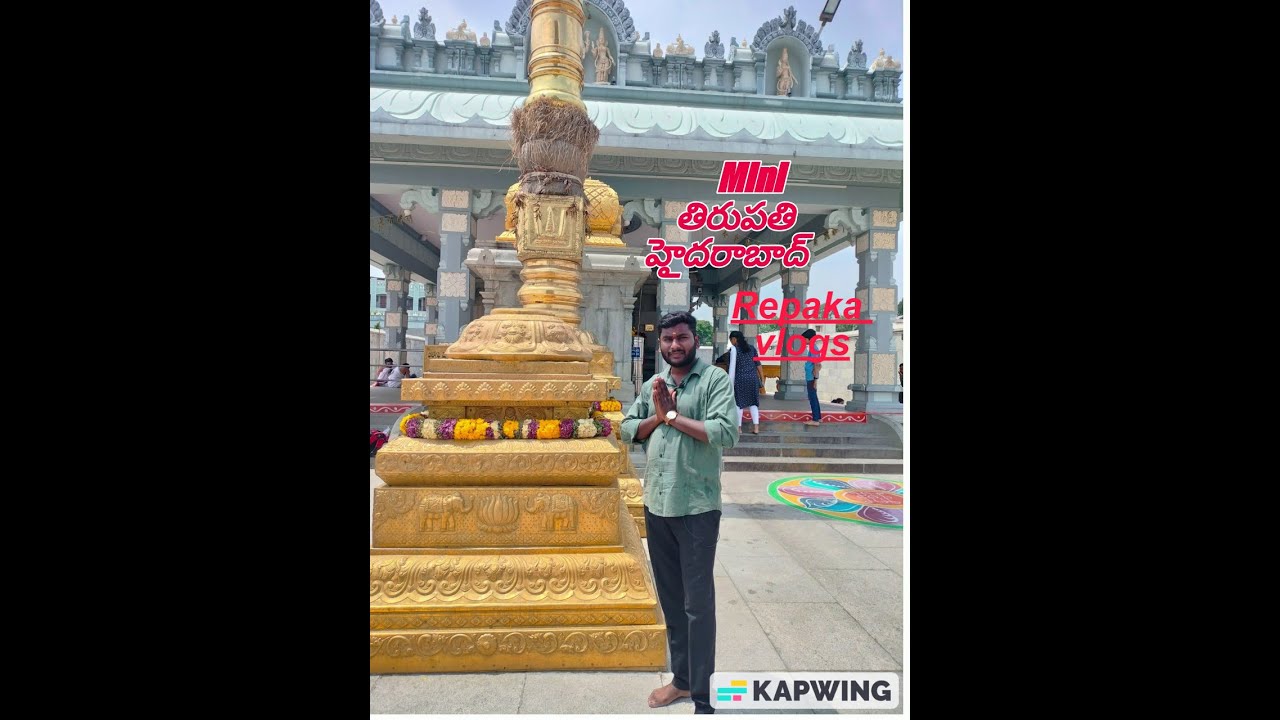 Mini Tirumala Tirupati Temple__Repaka Vlogs TTD Hyd_Jubilee hills - YouTube