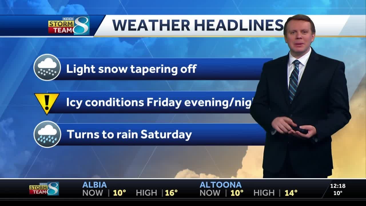 Iowa weather: Tracking more snow and ice chances for the rest of the ...