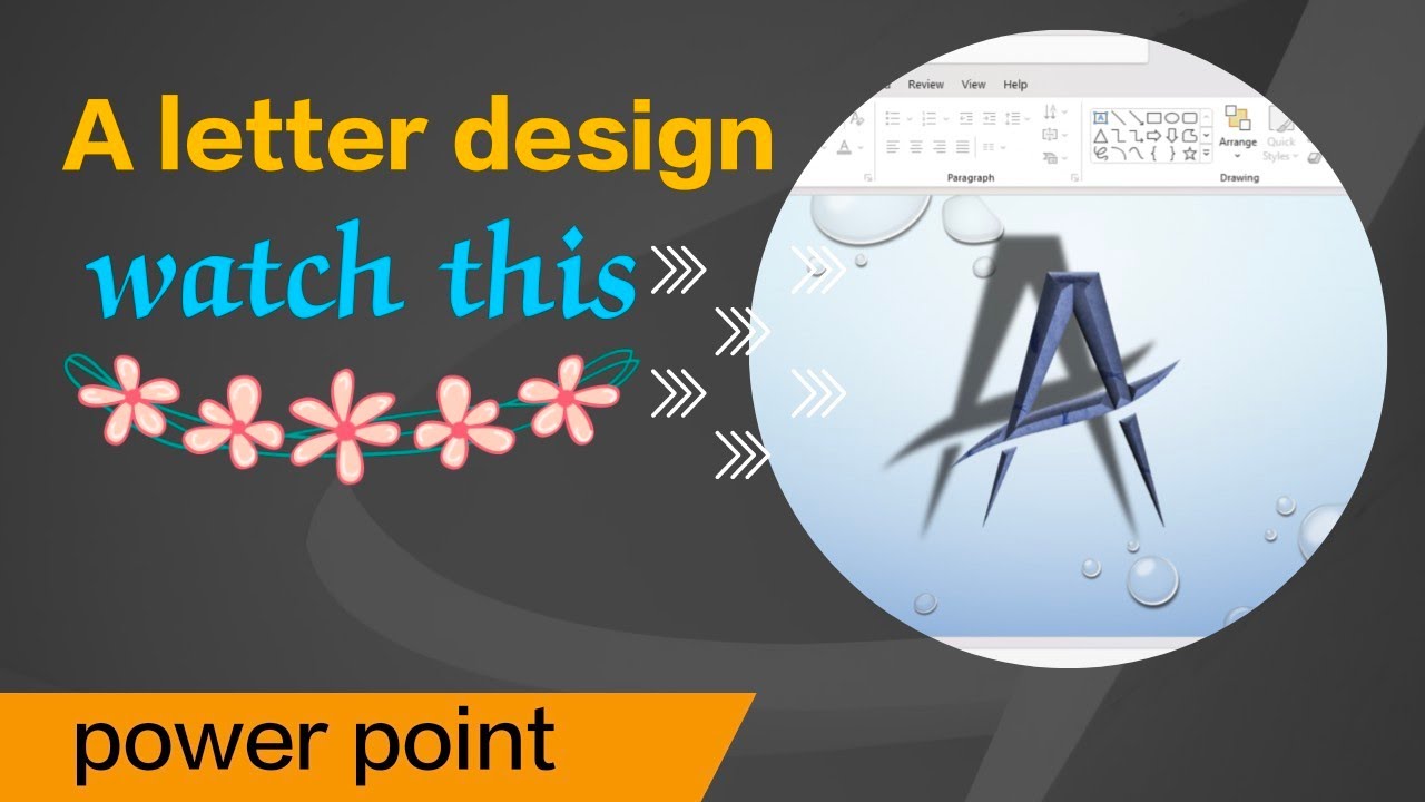 A later design-power point । how to make a logo। tutorial।।#tranding ...
