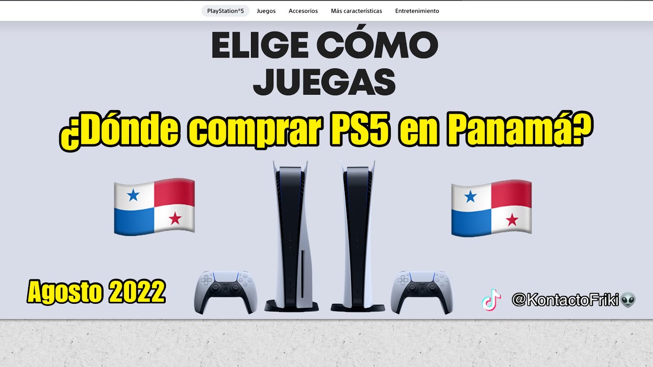 ¿DONDE COMPRAR PLAYSTATION 5 EN PANAMÁ? 🇵🇦🤯 (AGOSTO 2022 ...