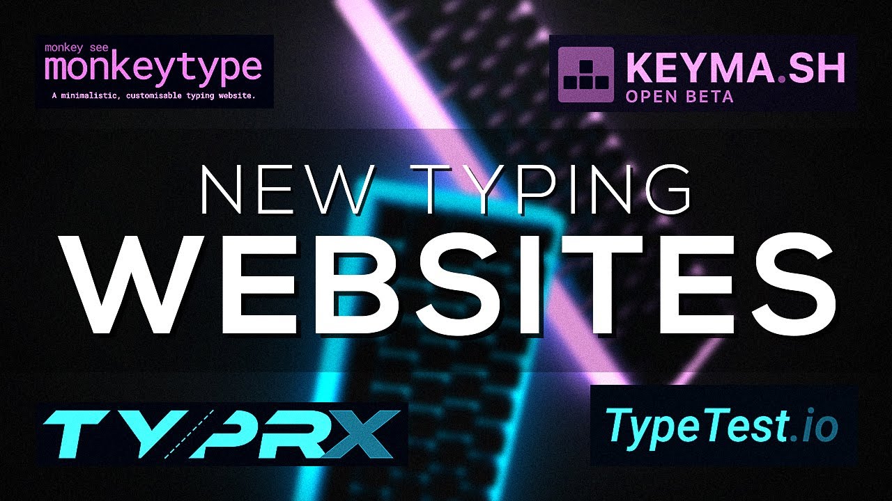 The Best NEW typing websites to PRACTICE on! - YouTube