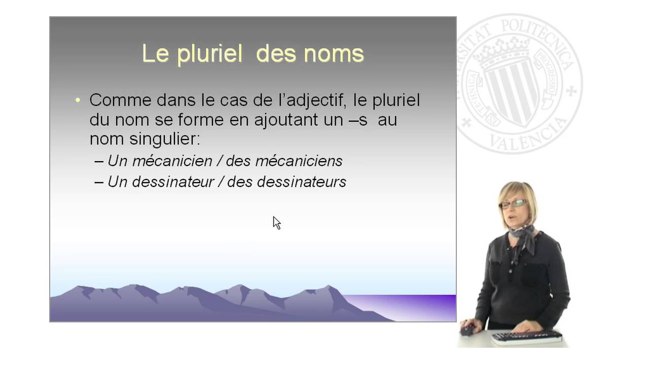 Le pluriel des adjectifs et des noms | 29/32 | UPV - YouTube