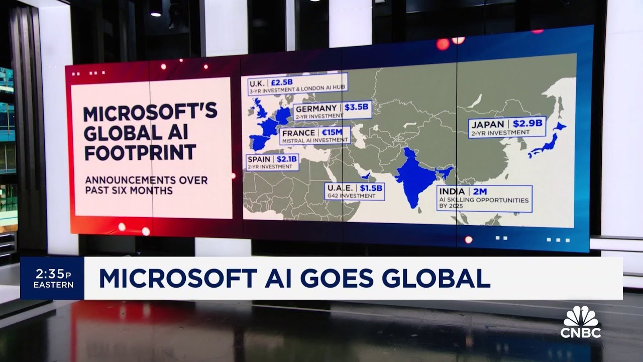Microsoft expands its global AI footprint to the UAE - YouTube