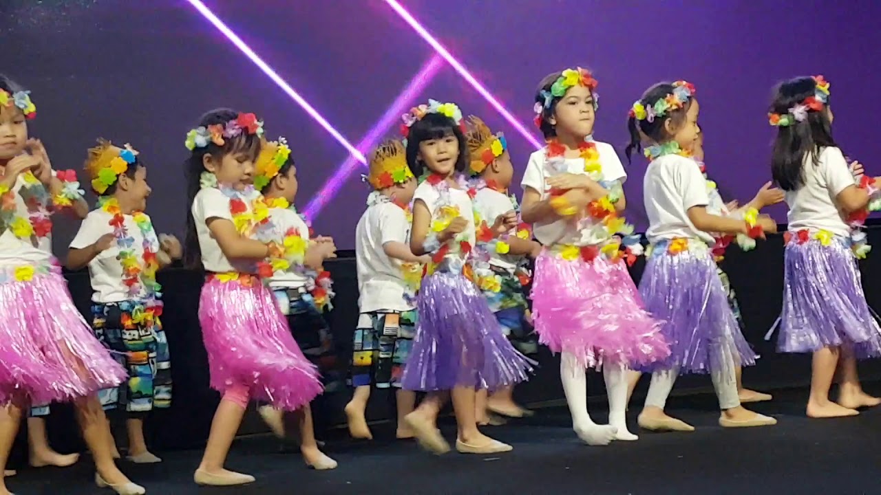 Aloha, Ohana dance by Aileen and KG 1 Lily ABC Kids - YouTube