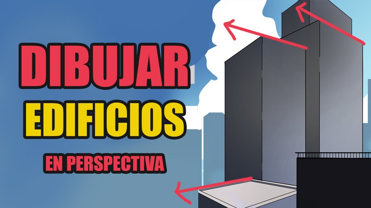 Como dibujar edificios o ciudades en perspectiva / paso a paso - YouTube