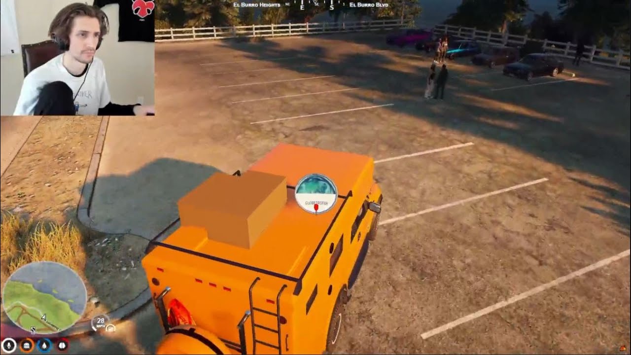 xQc Shows Up To A Race With An RV Car - YouTube