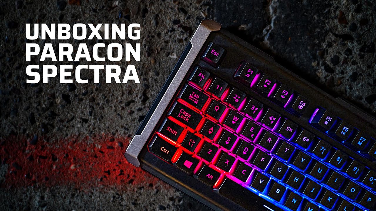 Unboxing Paracon SPECTRA - Gaming Keyboard - YouTube