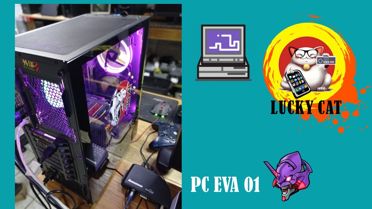 PC EVA 01 EVANGELION INSPIRATION - YouTube