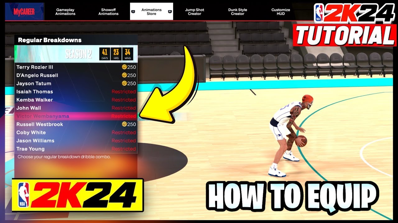 NBA 2K24 ALL NEW DRIBBLE ANIMATIONS ! WINNERS CIRCLE BADGE PERKS # ...