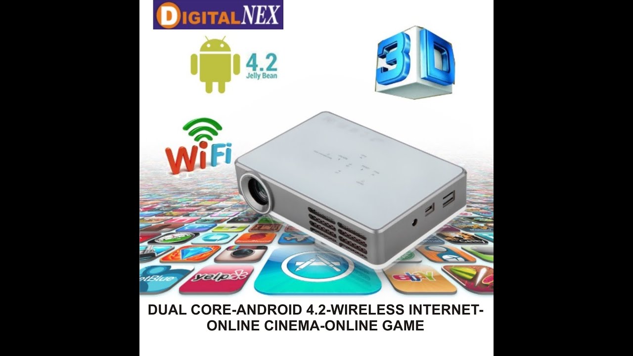 Mini Proyector Led dlp300w - Digitalnex - YouTube