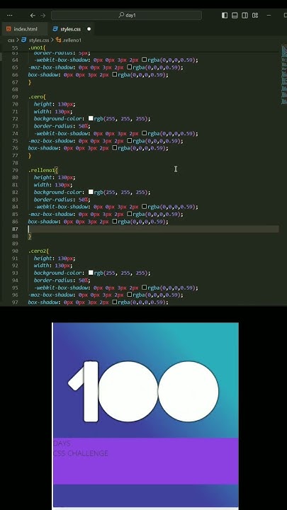 100dayschallenge Css Html Csshtml 100daysofcode Programming Vscode Fypシ゚viral Fyp 