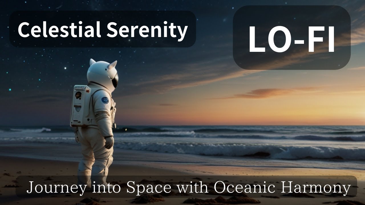 Celestial Serenity: Journey into Space with Oceanic Harmony ,#CelestialSerenity,#oceanwaves ...