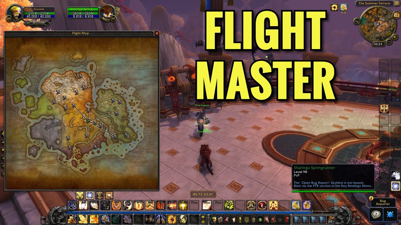 Shrine Of Seven Stars Flight Master Location (WoW MOP) - YouTube
