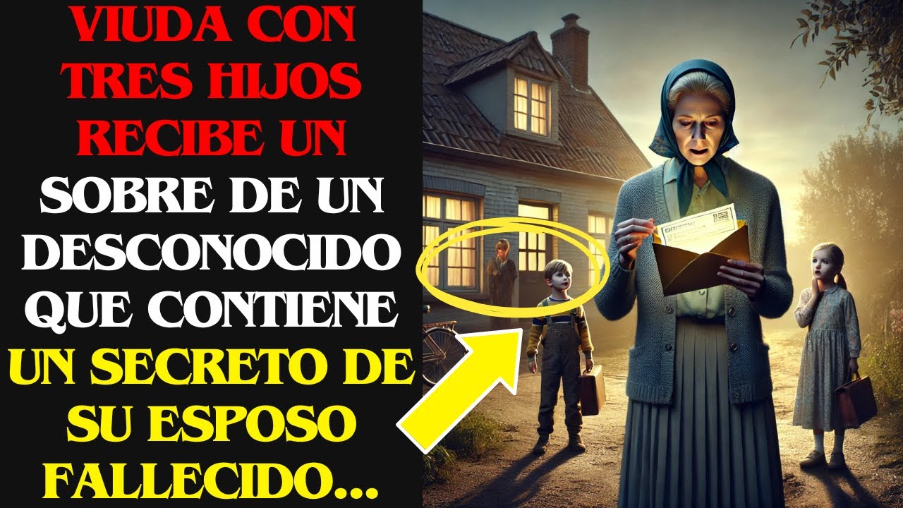 Una Viuda con Tres Hijos Recibe un Sobre de un Extraño: ¡El Secreto de ...