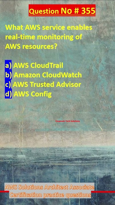 Question No. 355 | AWS Solutions Architect Associate Certification Practice Questions | #aws # ...