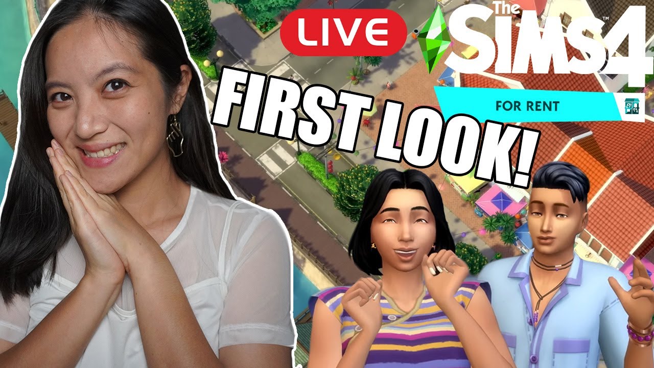 South East Asian Girl FIRST LOOK on the Sims 4 For Rent Expansion Pack ...