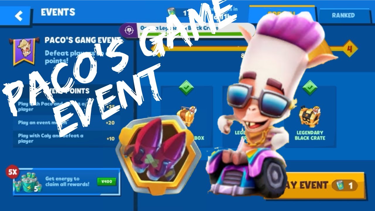 【paco’s game event】souped-up paco & turbo rockets challenge II zooba ...