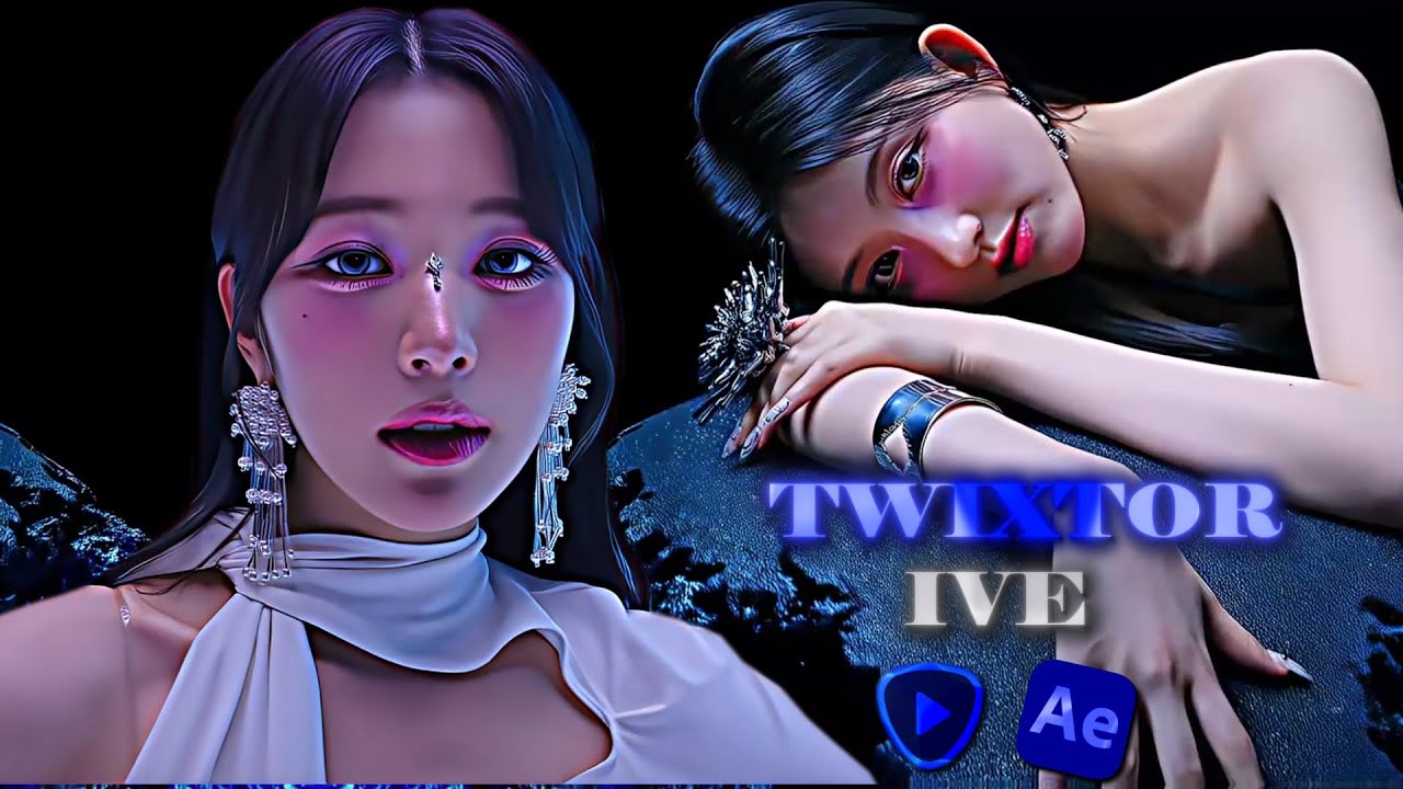 TWIXTOR IVE SUPERNOVA LOVE MV (AE SHARPEN + TOPAZ + CC) - YouTube