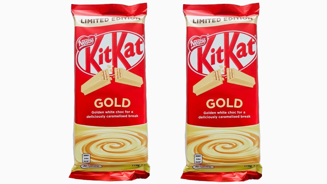 Kit Kat GOLD Limited Edition Nestle Chocolate 170g - YouTube