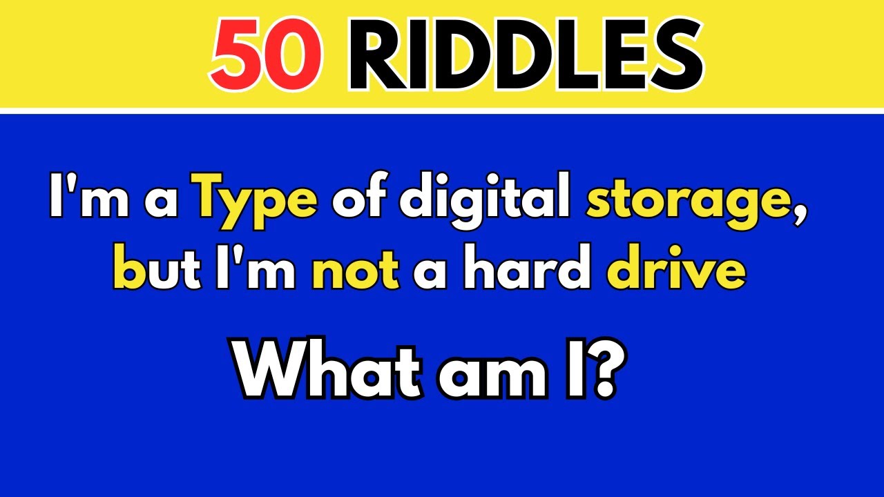 🔍Only 1% Can Solve These Technology Riddles ⚡ – Are You One of Them ...