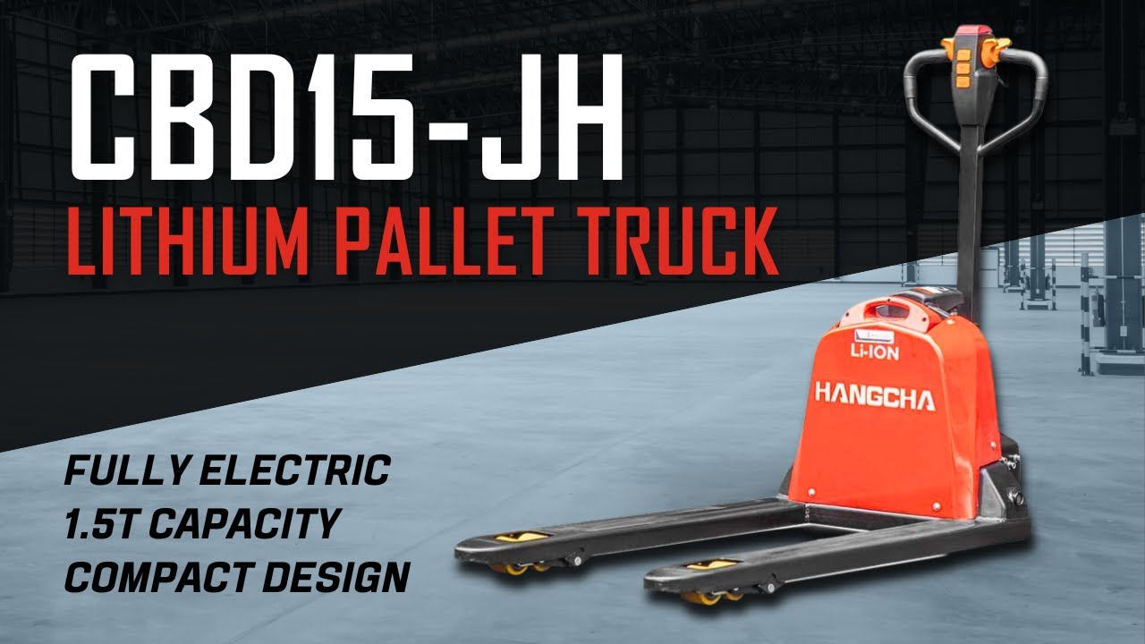CBD15-JH: Compact Electric Pallet Truck - YouTube