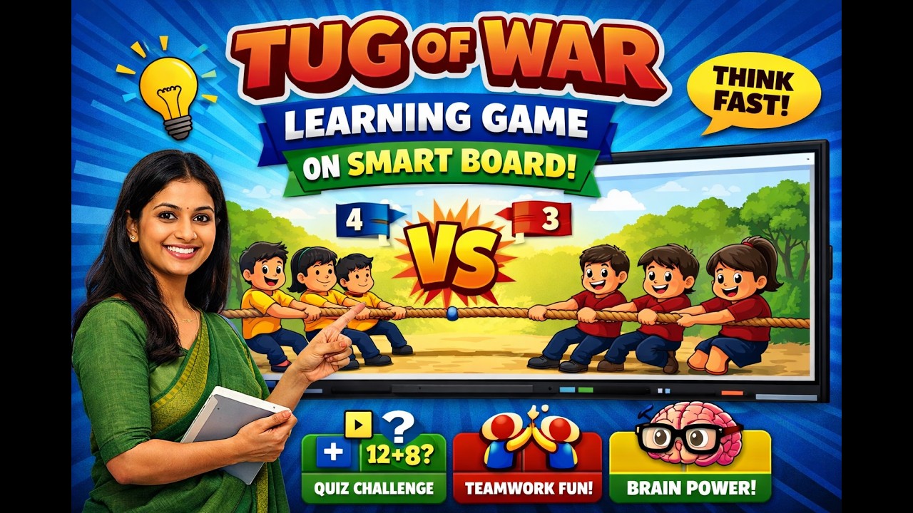 Teachers! Try This Smart Board Game in Your Classroom | Tug of War ...