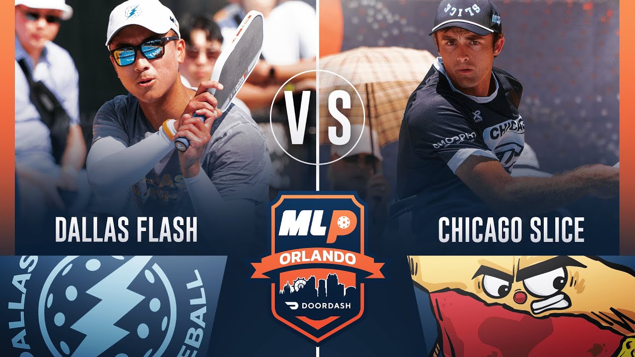Dallas Flash Pickleball v Chicago Slice at the MLP Orlando - YouTube