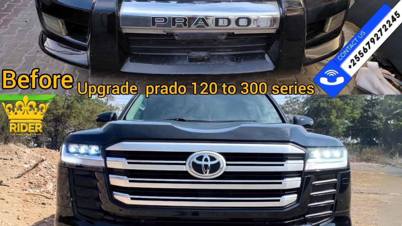 UPGRADE MPYA PRADO FJ 120 TO TOYOTA LAND CRUISER 300 SERIES 2023 - YouTube