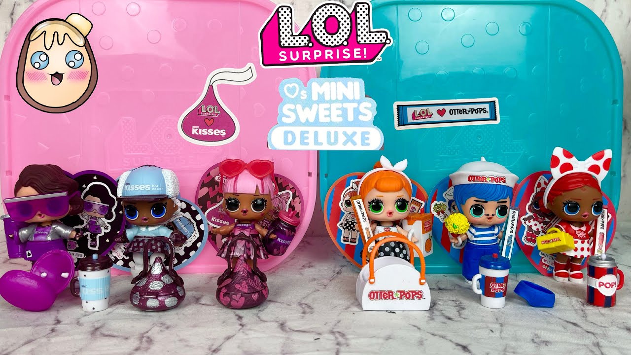 LOL Surprise Mini Sweets Deluxe Sets Full Unboxing! LOL x Hersheys ...