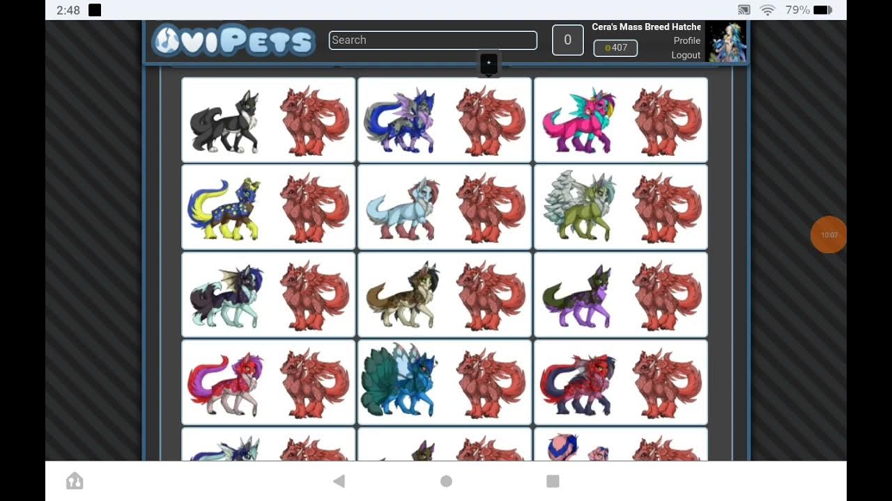 OviPets: Breeding Lupus Tab - Male 7 - Aug 6th, 2024 Gameplay - YouTube