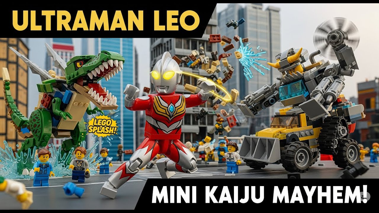 Ultraman Leo vs. The Mini Kaiju Mayhem! (LEGO City Under Attack) - YouTube