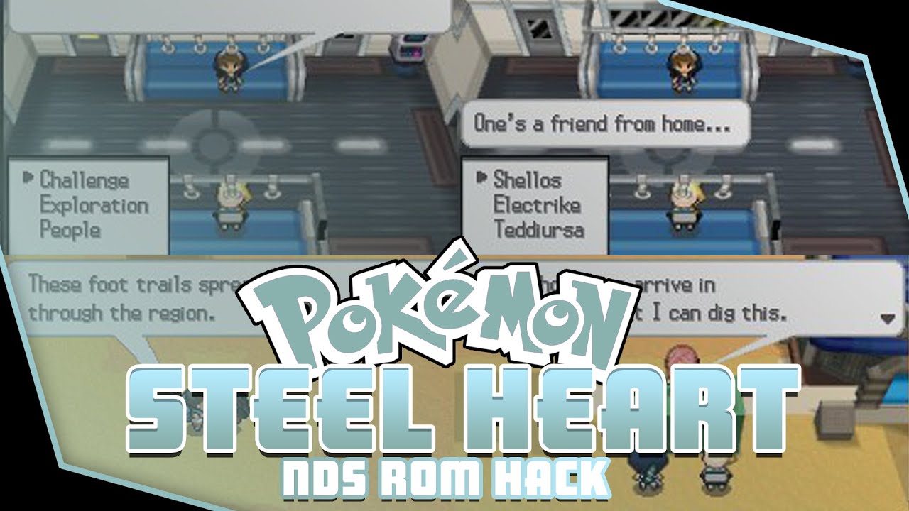 New Pokemon NDS ROM HACK With New Starters, New Characters, Double ...