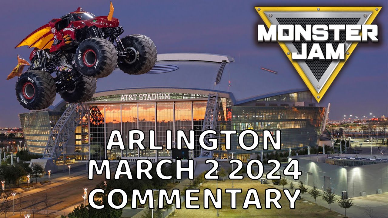 The Greatest 60 Seconds in Monster Jam History! Monster Jam Arlington 1 ...