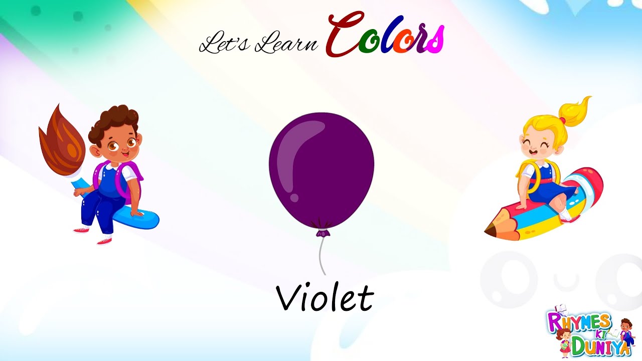 Fun & Easy: Learn Color Names for Kids with Fun Cartoons! Color ...