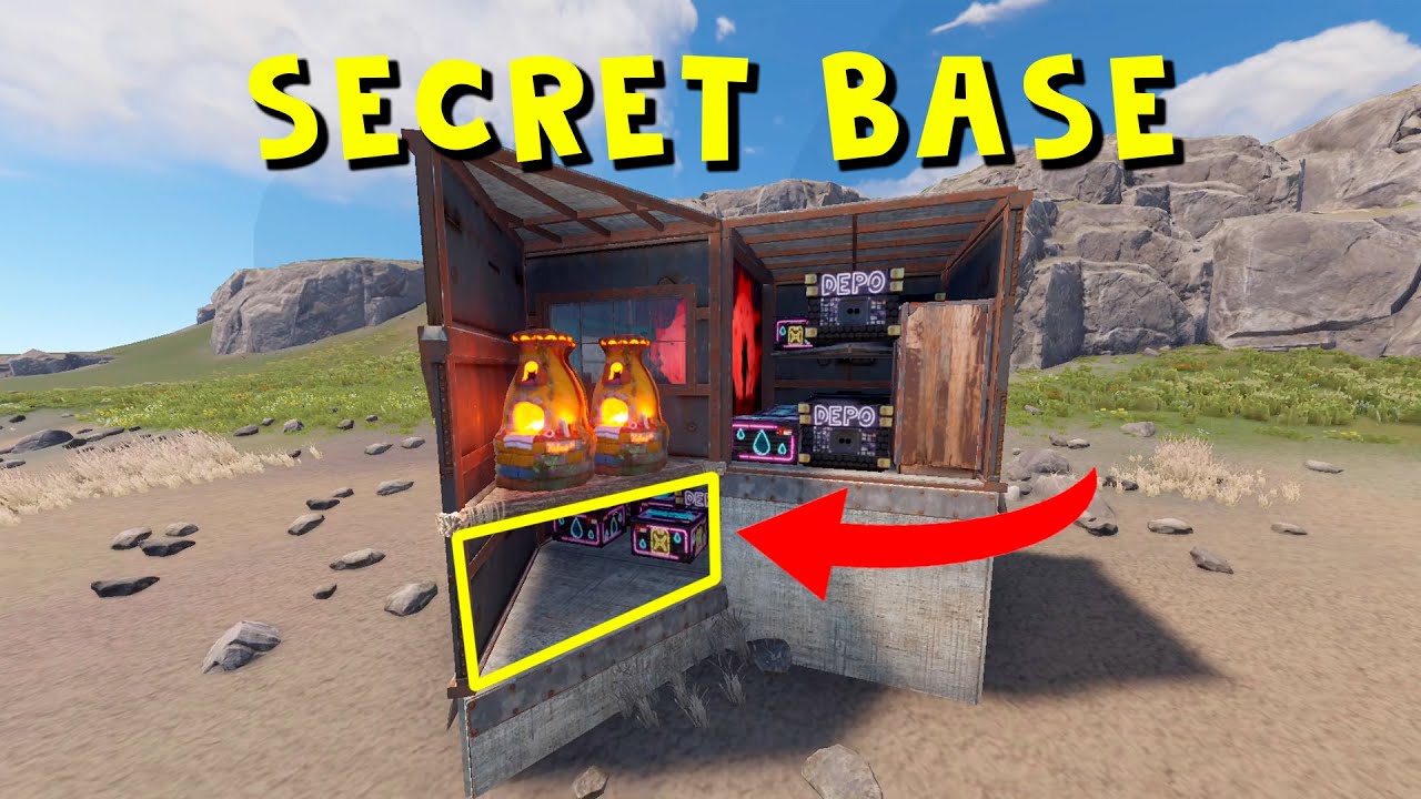 SECRET BASE IN RUST! - YouTube