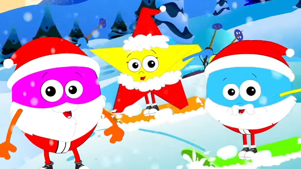 Five Fat Santa, Xmas Song And Nursery Rhyme for Kids by Mr Baby - YouTube