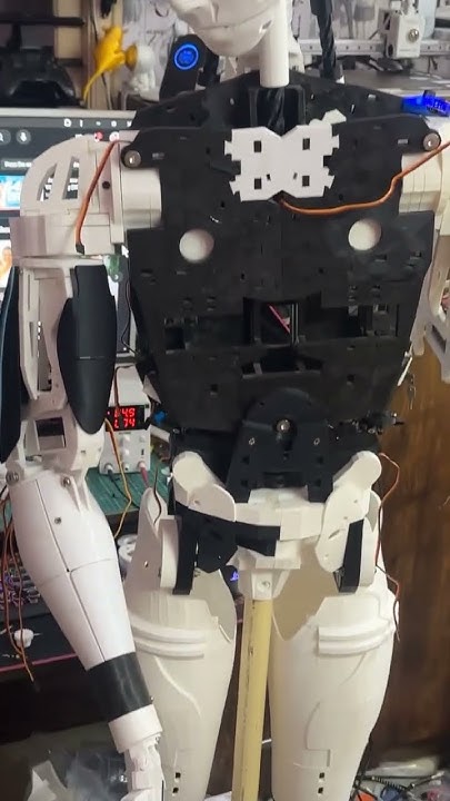 Building inmoov humanoid robot - YouTube