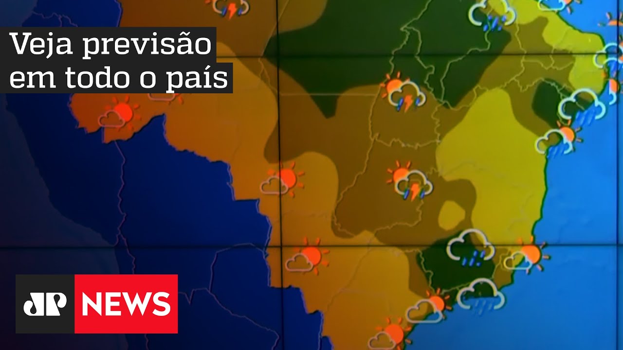 Grandes áreas de instabilidade se formam sobre o Brasil - YouTube