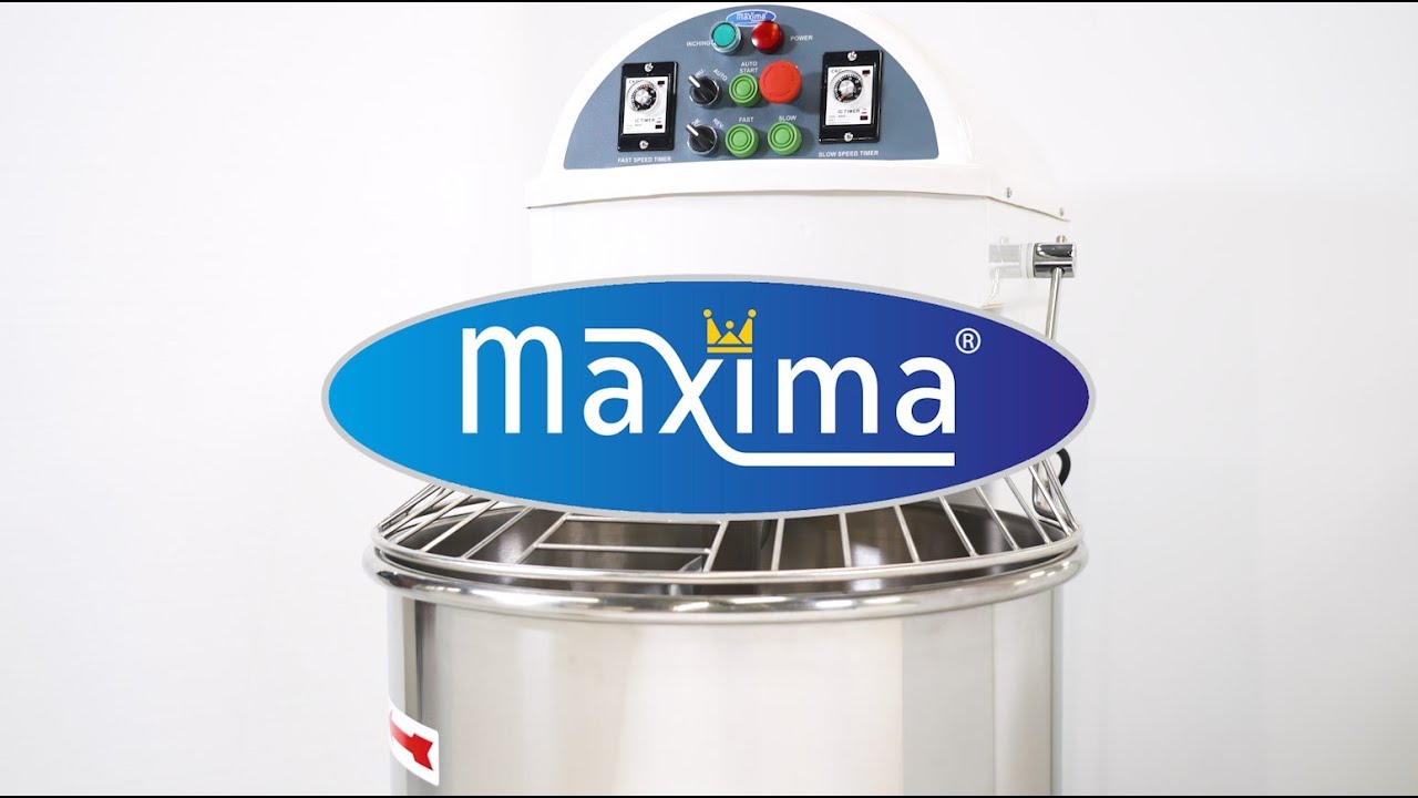 Maxima Dough Mixer 100L / 130L / 200L - YouTube