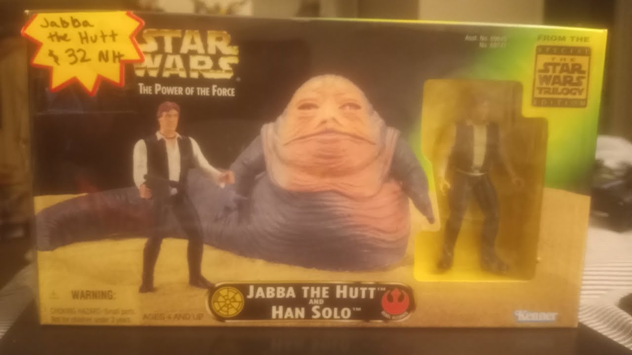 Star Wars: Power of the Force - Jabba the Hutt & Han Solo (ANH) - YouTube