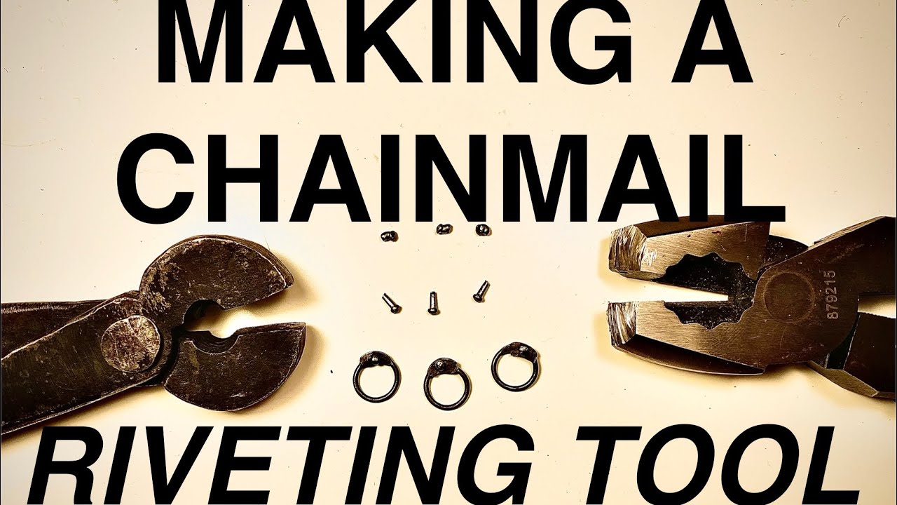 Making a Chainmail Riveting Tool out of $17 Pliers - YouTube