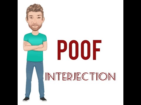 Where Did the Word Poof Come from? - Interjections (413) Poof - Origin ...